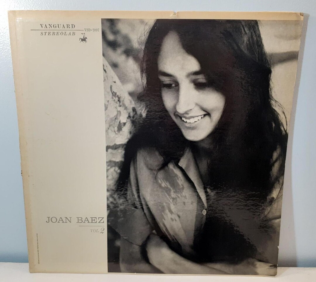 Rare 1968 Joan Baez Vol 2 Record Vanguard Stereolab With the Book Order ...
