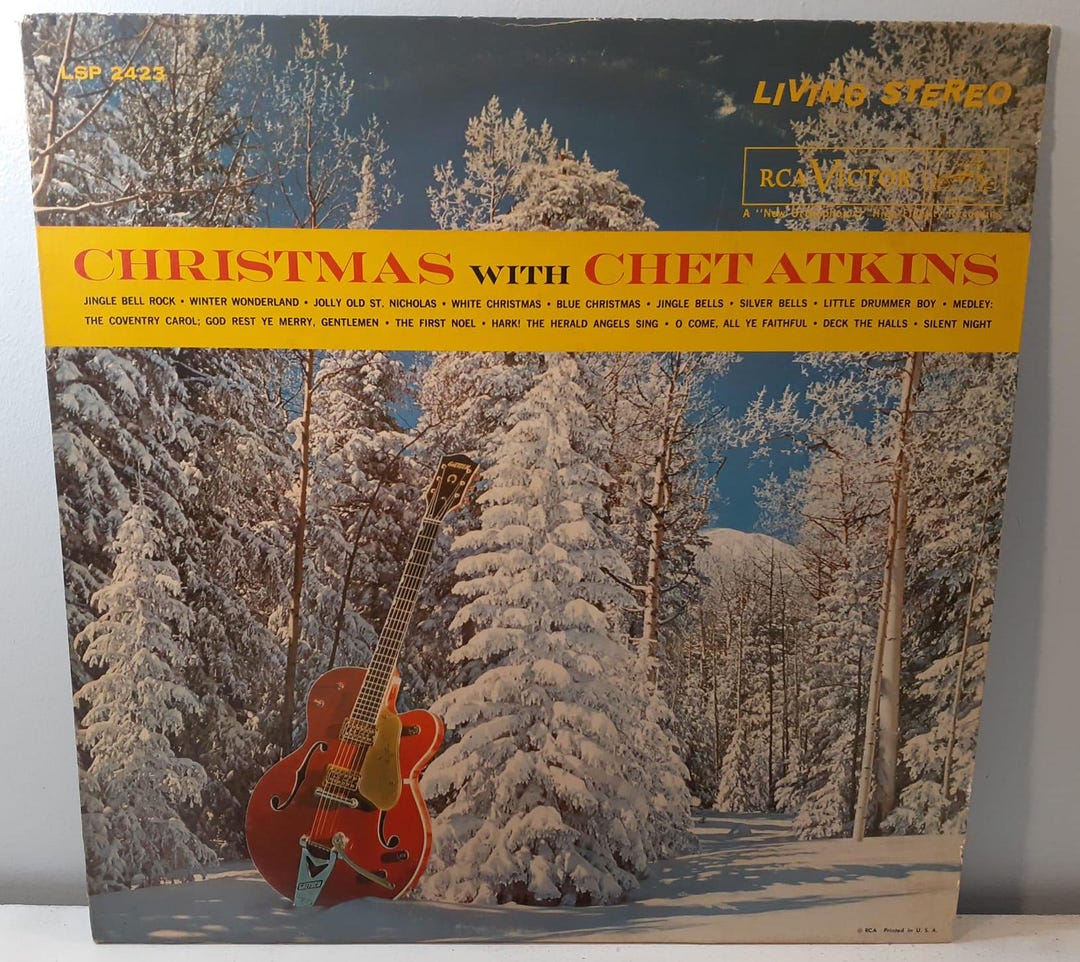 1961 Chet Atkins Christmas With Chet Atkins Record RCA Records LPM/LSP ...