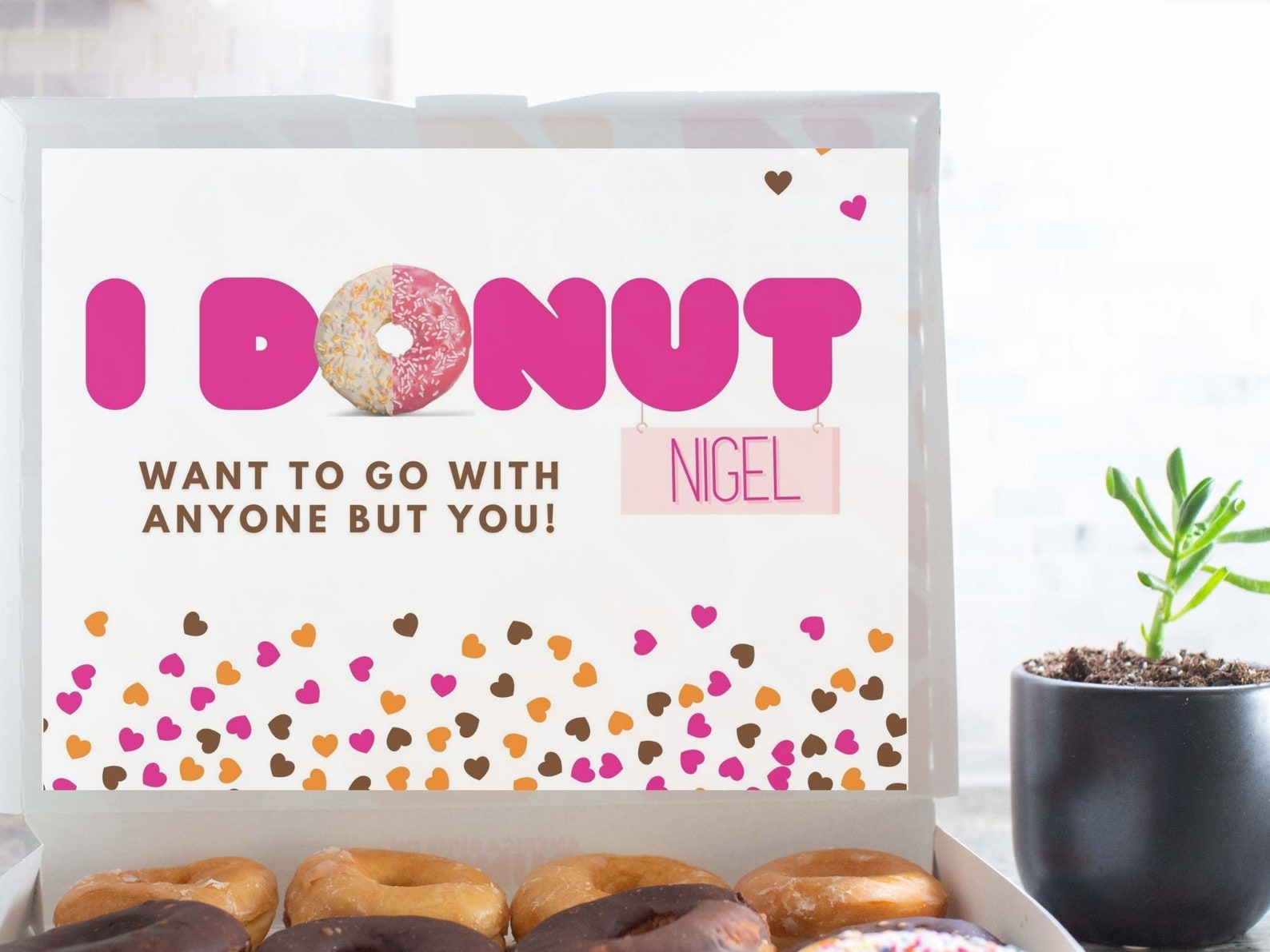 Dunkin' Donuts Inspired Promposal Prom Proposal, Homecoming, HOCO, High ...