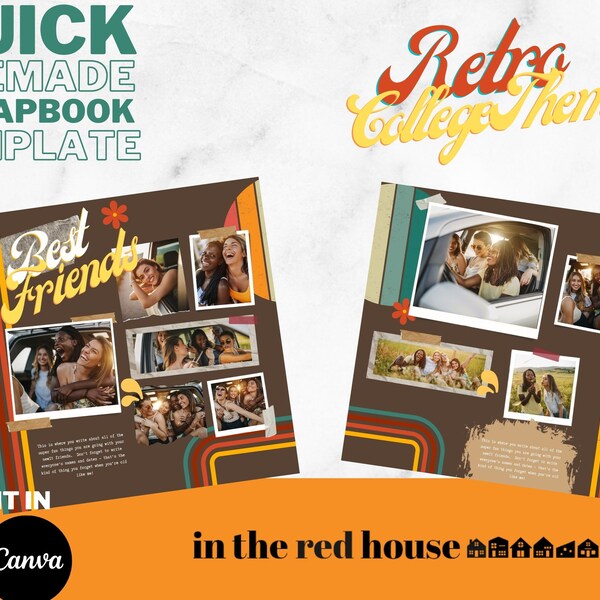 College Scrapbook - Etsy