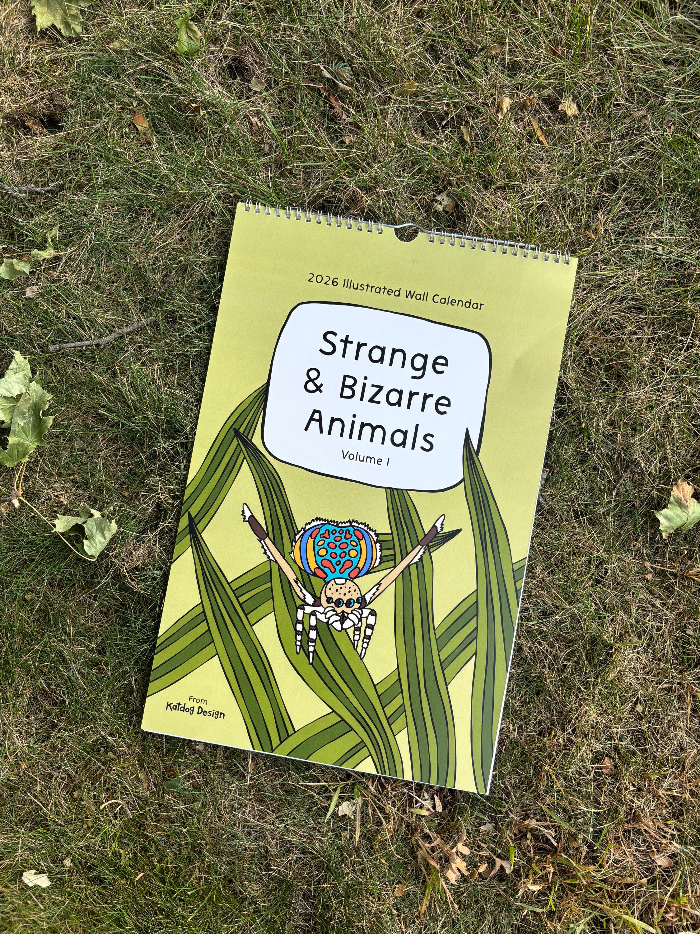 Strange & Bizarre Animals 2026 Calendar | 11"x17" | Outdoor Lover ...