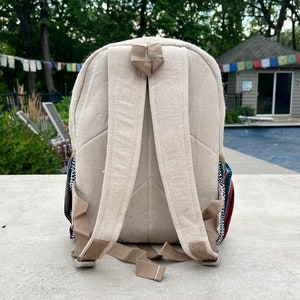 Handmade Large Multi Pocket Natural Hippie Hemp Nepal Backpack - Etsy