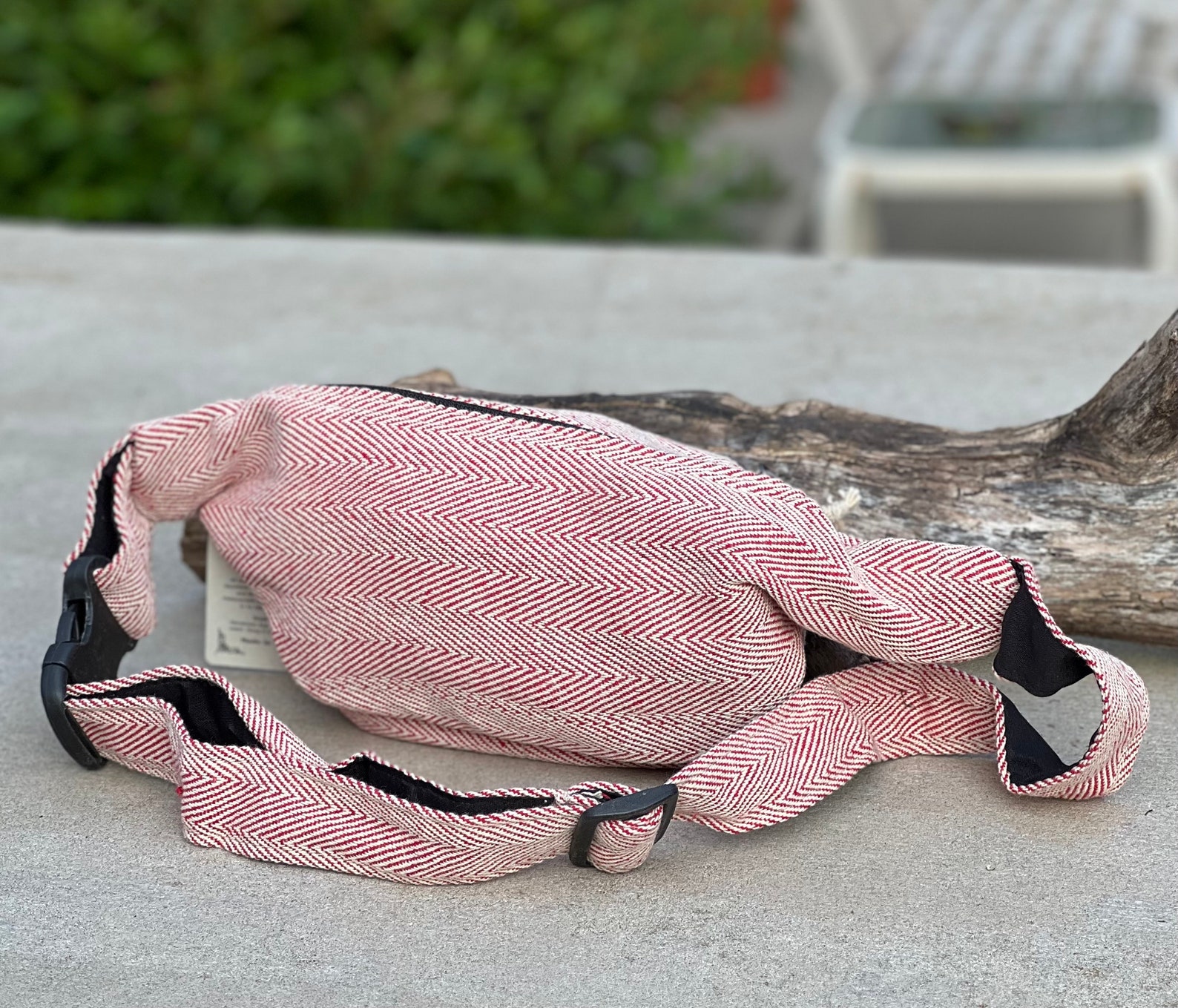Eco-friendly Boho Hippie Style Hemp Fanny Pack Hip Waist Bag for Hiking ...