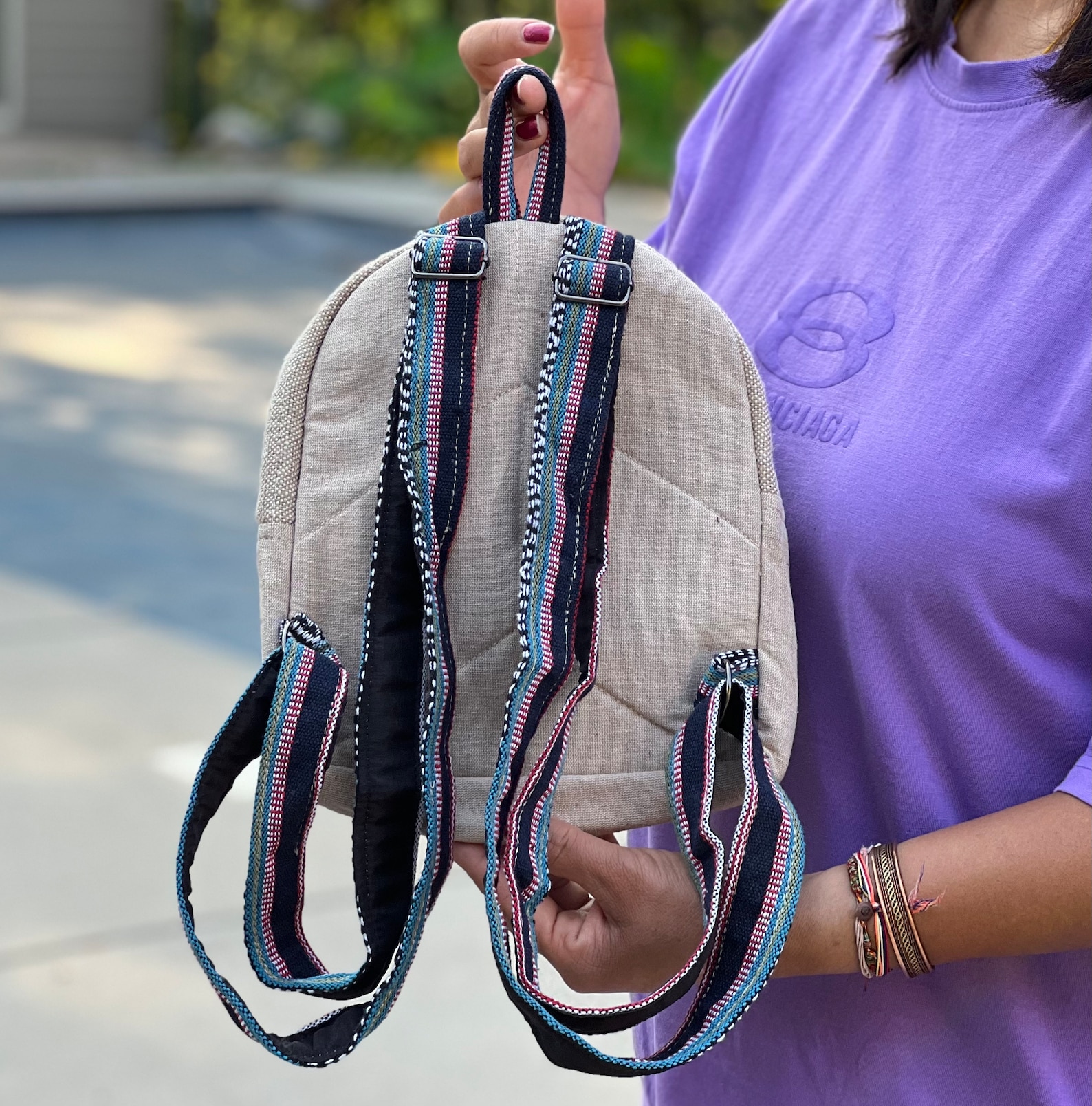 Small Lightweight Minipack Handmade Himalayan Hemp Travel, Hiking ...