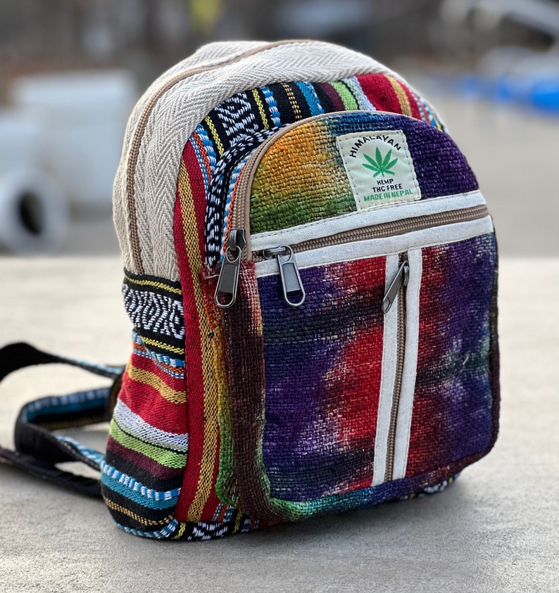 Small Lightweight Minipack Handmade Himalayan Hemp Travel - Etsy