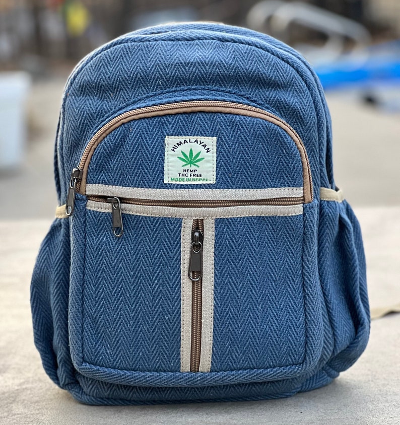 Small Lightweight Daypack Backpack Handmade Himalayan Hemp - Etsy