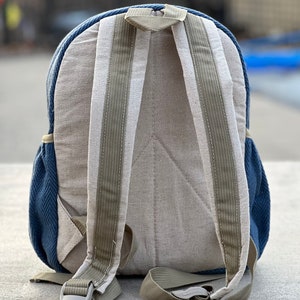 Small Lightweight Daypack Backpack Handmade Himalayan Hemp Travel ...