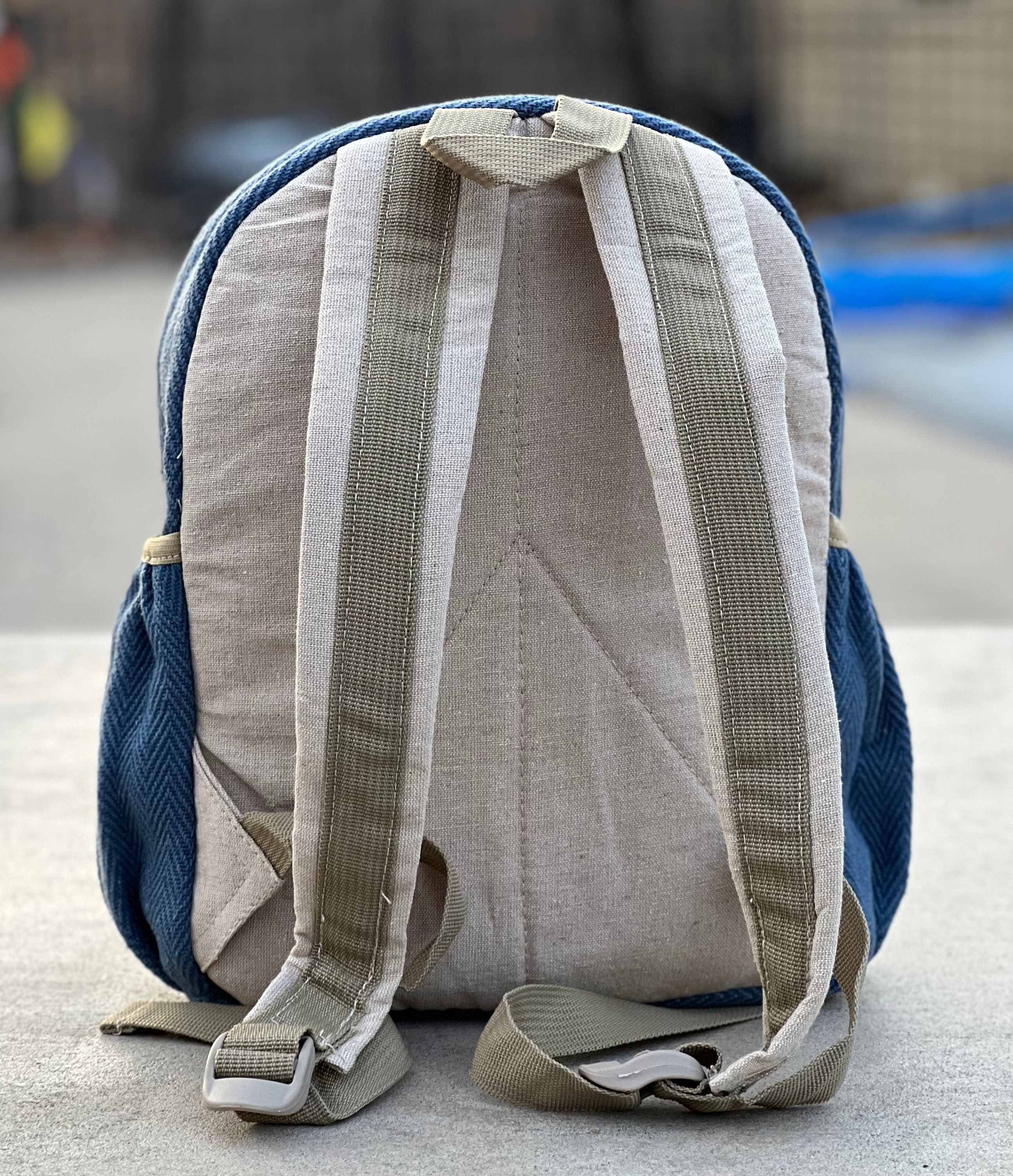 Small Lightweight Daypack Backpack Handmade Himalayan Hemp - Etsy