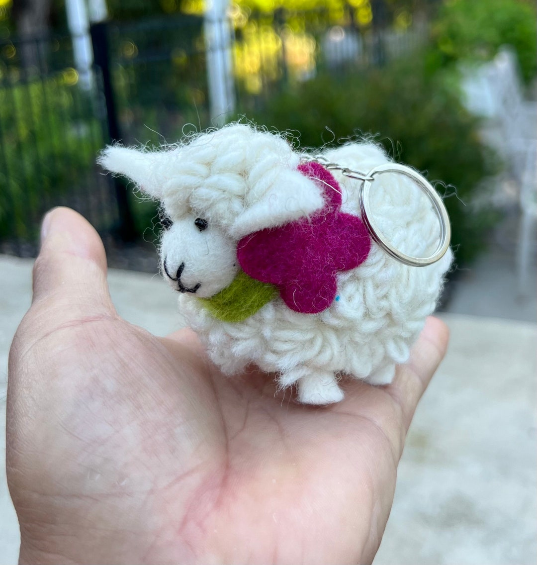 Sheep Keychain, Lamb Keychain, Bag Accessories, Purse Accessories, Farm ...