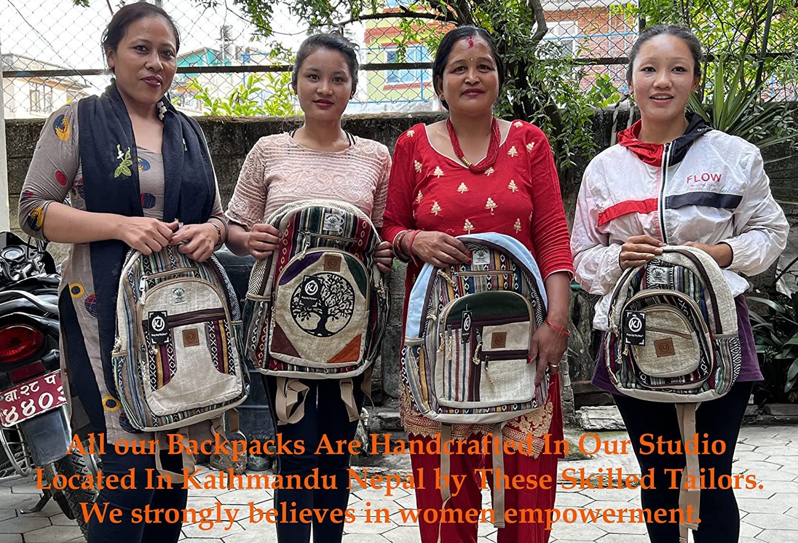 Small Lightweight Daypack Backpack Handmade Himalayan Hemp - Etsy