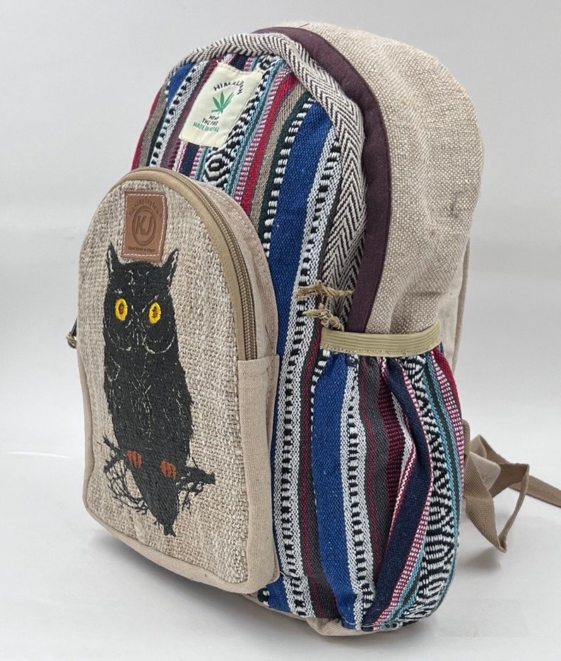 Small Lightweight Daypack Backpack Handmade Himalayan Hemp - Etsy