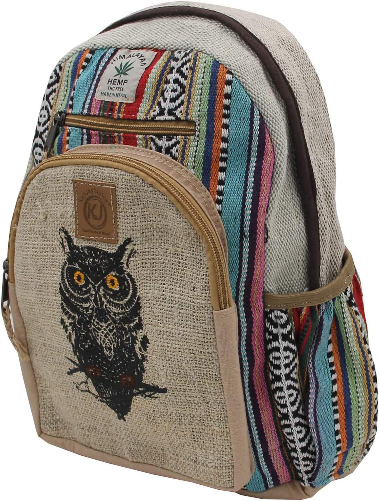 Small Lightweight Daypack Backpack Handmade Himalayan Hemp - Etsy