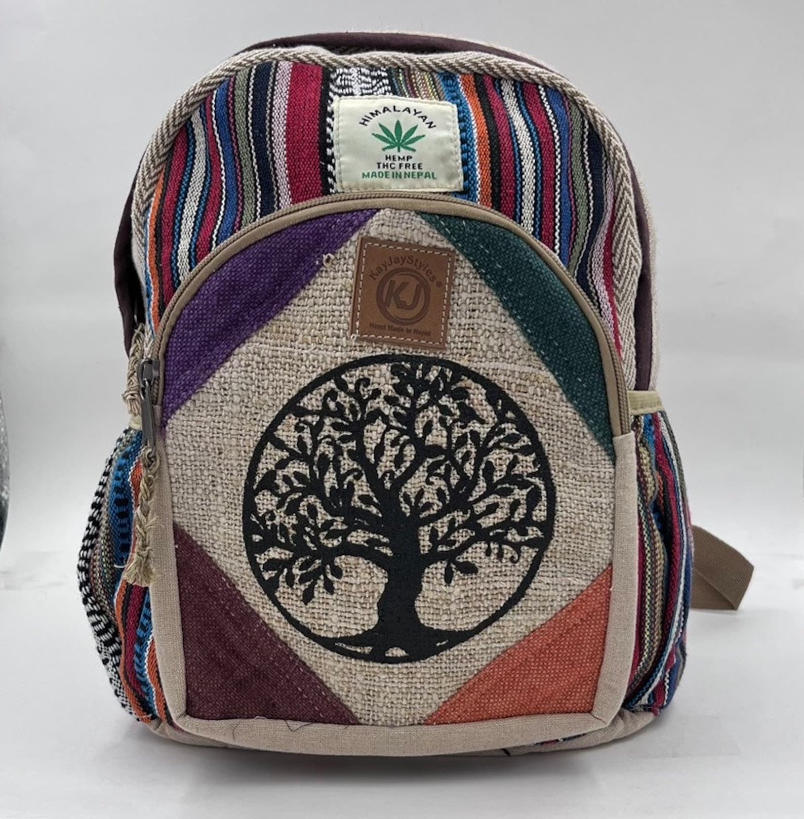 Small Lightweight Daypack Backpack Handmade Himalayan Hemp - Etsy