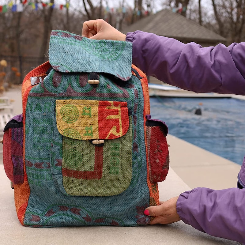 Recycled Backpack - Etsy