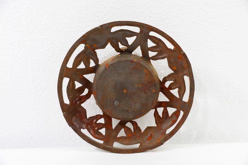 Vintage Cast Iron Christmas Tree Stand, Rusted Farmhouse Decor - Etsy ...