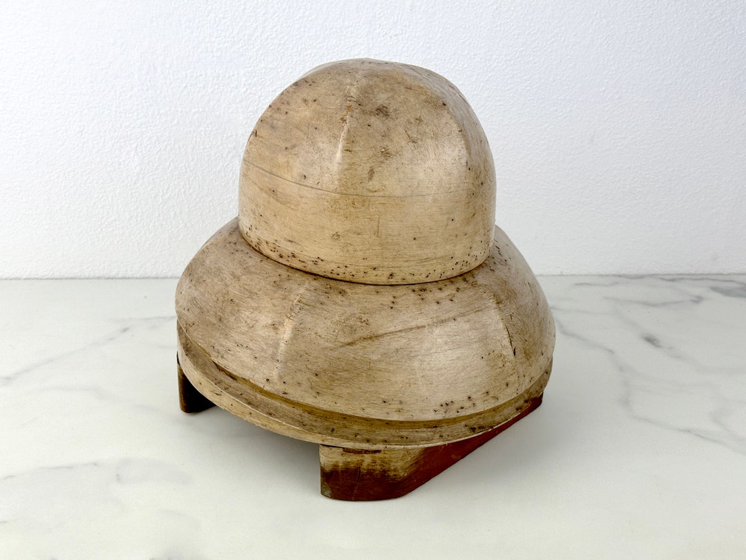 Wooden Hat Form, Hat Mold, Antique Moritz, Bucket Hat, Safari Hat - Etsy