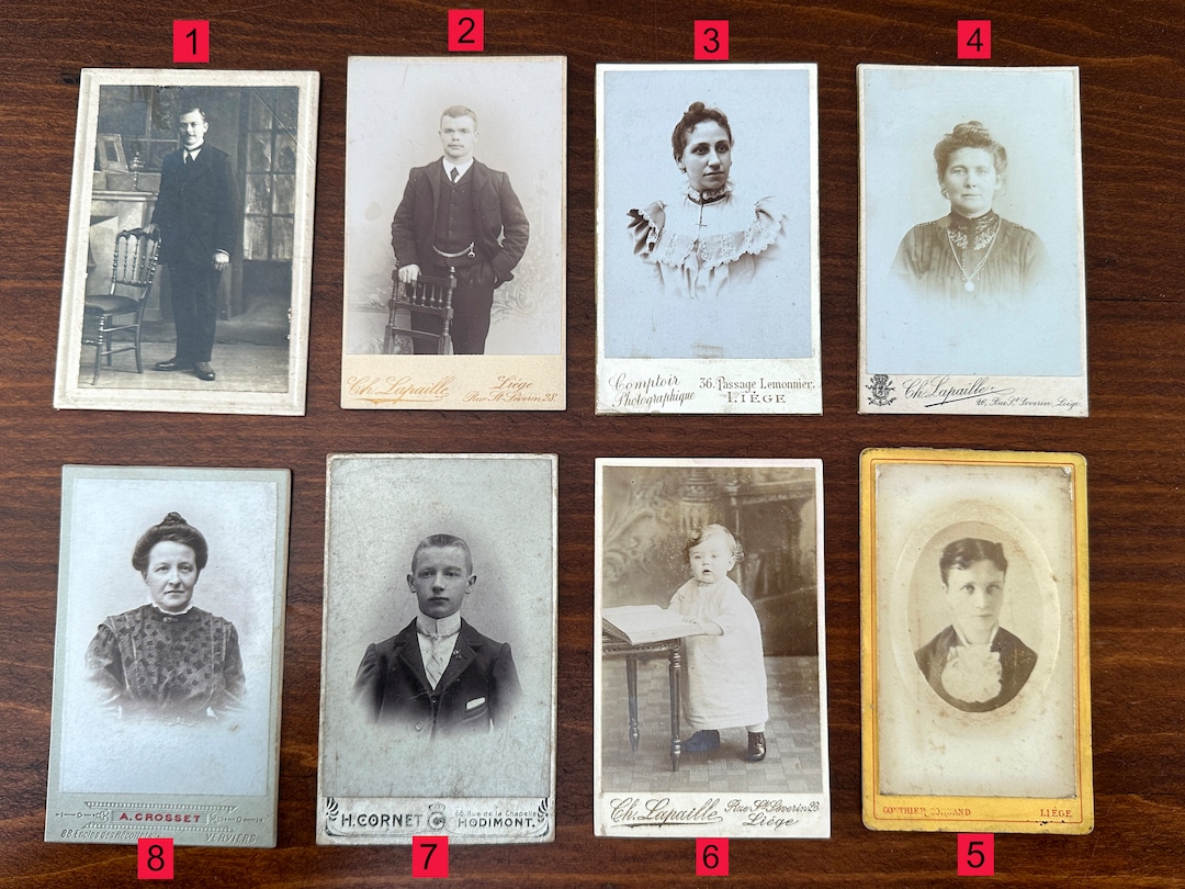 CDV Cards Photos, Various Antique Photographs, Choose 1 or More - Etsy