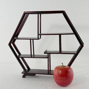 Display Rack Made of Wood, Chinese Style, Chicken Wing Wooden Frame ...