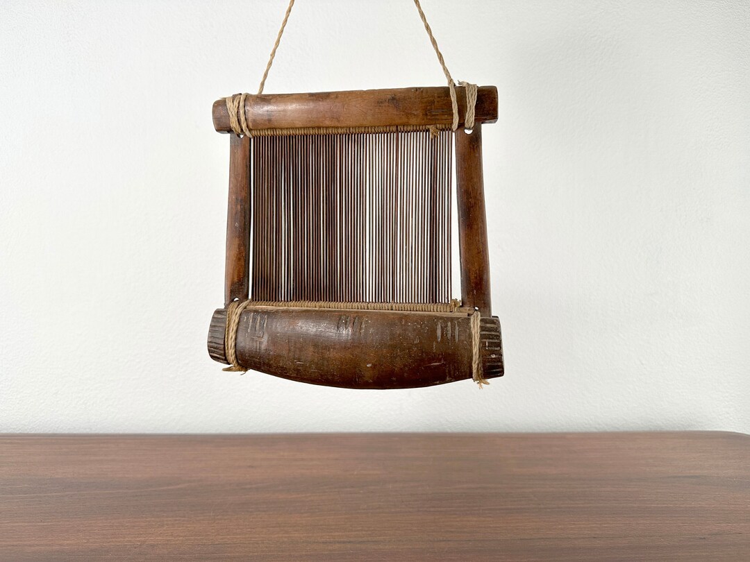 African Loom, Baule Hand Weave Tool From Ivory Coast West Africa, Hand ...