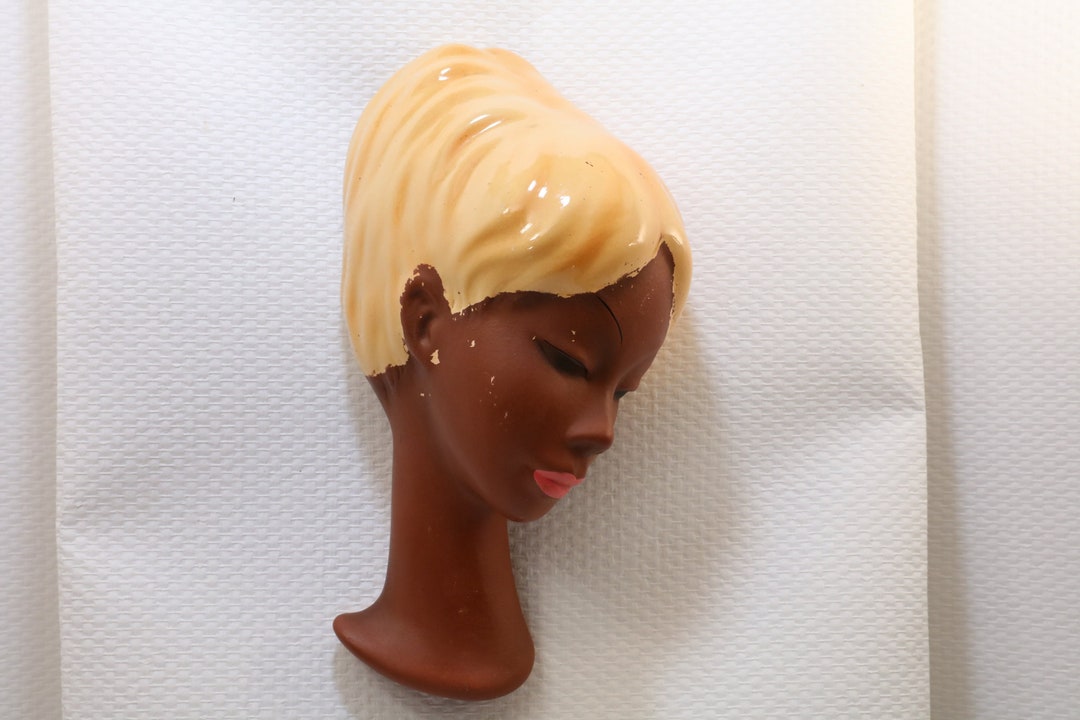 50s German Female Head Wall Mask - Etsy