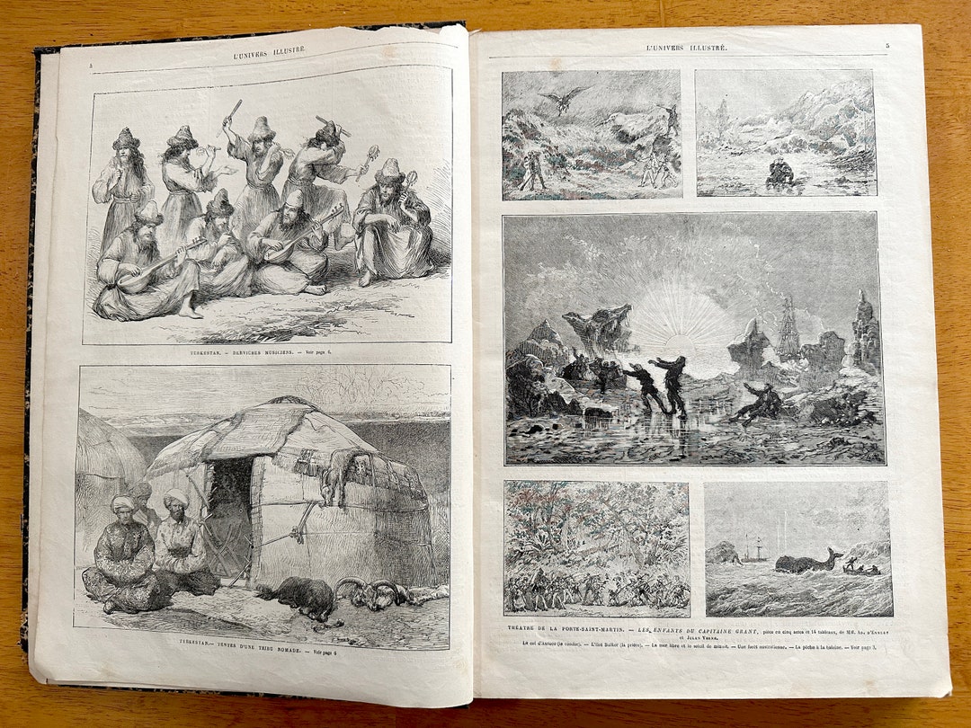 The Illustrated Universe, French Weekly Newspaper, First Semester 1879 ...