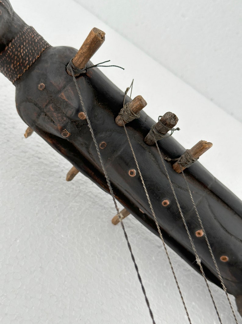African Bow Harp Rare Model Kundi Mangbetu Music Instrument - Etsy