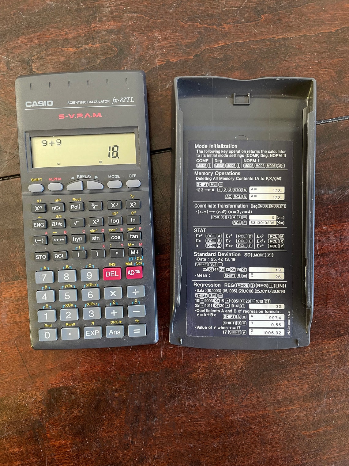 Calculadora científica Casio fx-82TL S-VPAM - Etsy España