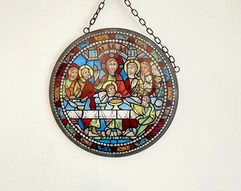 Stained Glass Last Supper - Etsy