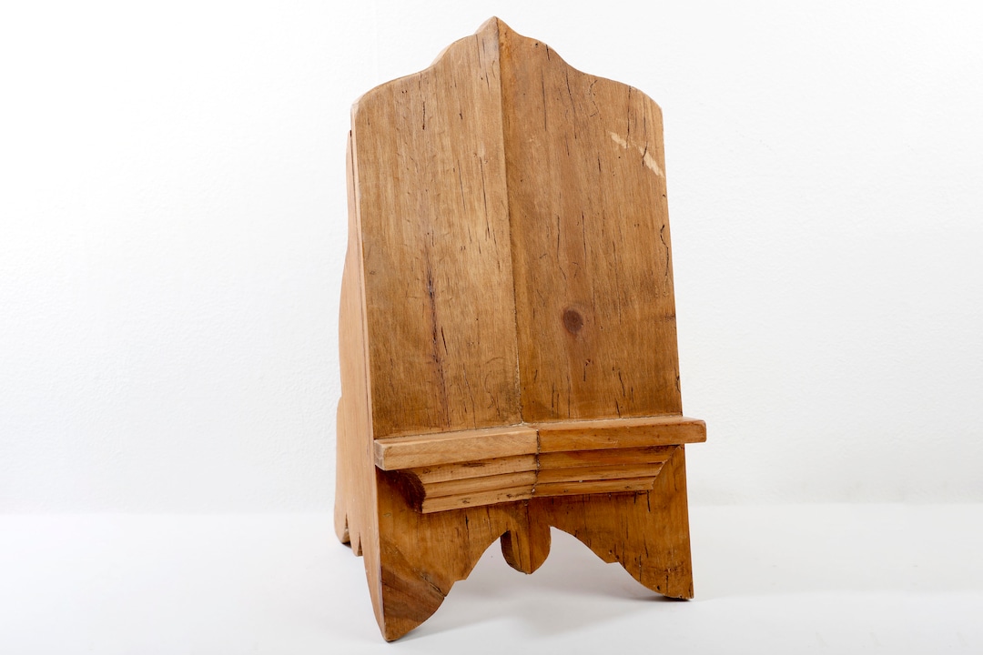 Hand Made Table Top Book Stand, Free Standing Wooden Bookshelf, Book ...