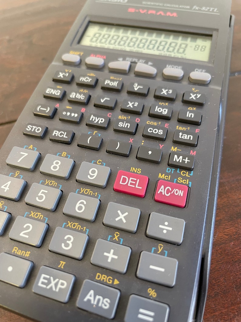 Casio Scientific Calculator Fx-82tl S-VPAM | Etsy