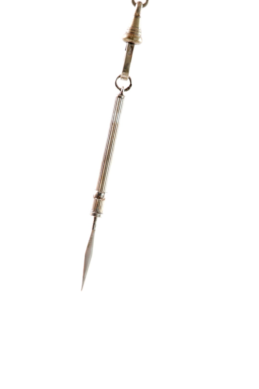 Silver Toothpick, Slides in and Out, Can Be Worn as a Pendant on a ...