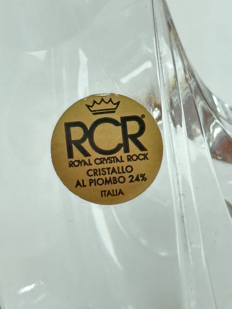 Glass Lady Art Deco Style RCR Royal Crystal Rock Cristallo Al - Etsy