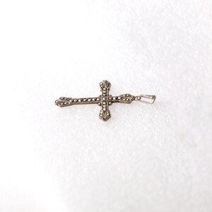 Crucifix Marcasite Cross Pendant in 835 Silver Silver Mark, Religious ...
