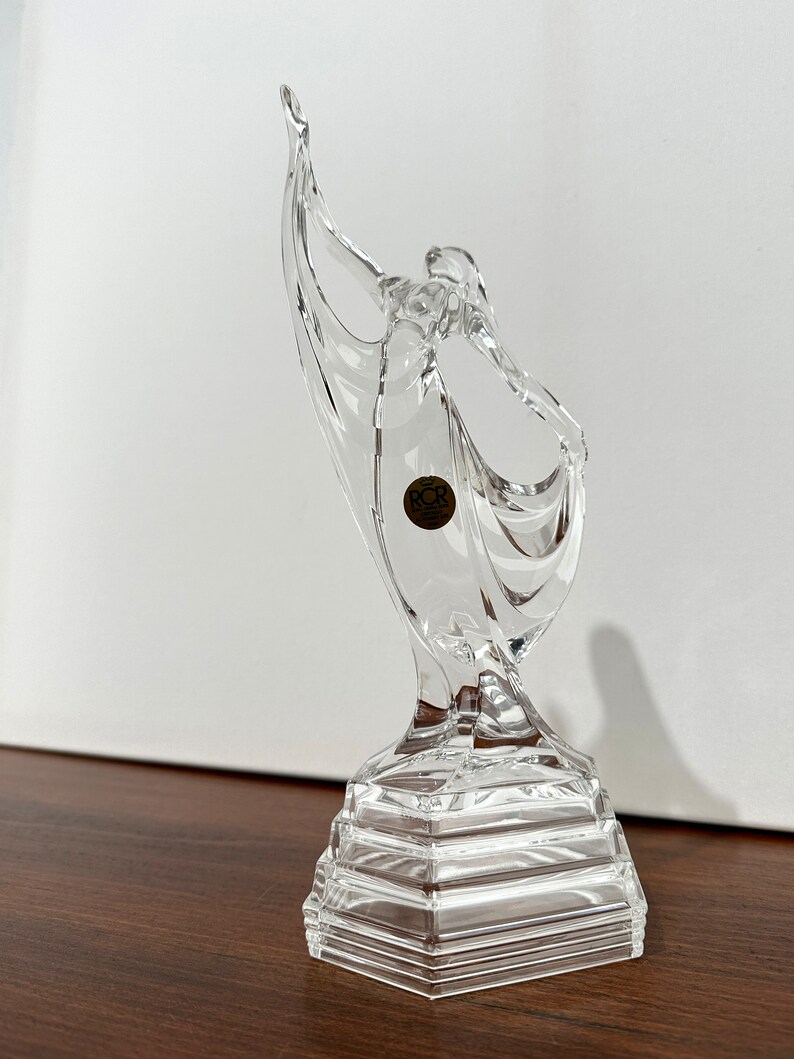Glass Lady Art Deco Style RCR Royal Crystal Rock Cristallo Al - Etsy