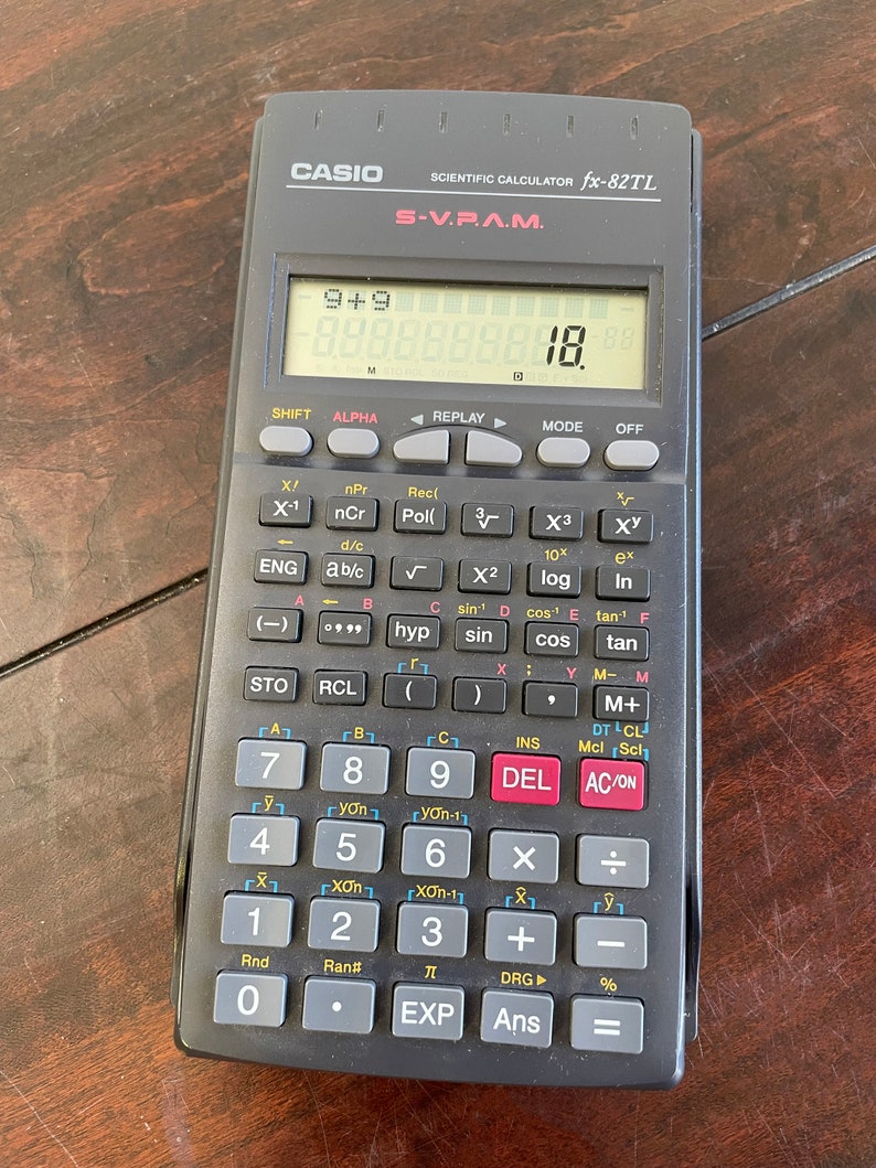 Casio Scientific Calculator Fx-82tl S-VPAM - Etsy