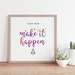 Watercolor Quote, Set of 3 Posters, Inspirational Wall Art ...