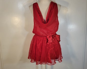 Sheer Chiffon Teddy - Etsy