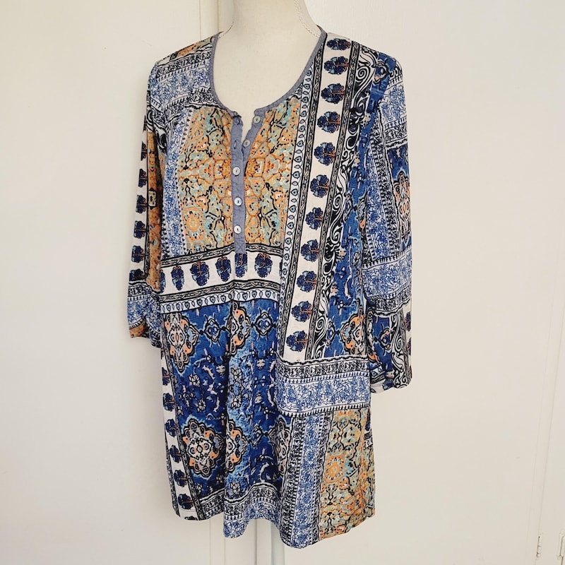 Patchwork Tunic - Etsy