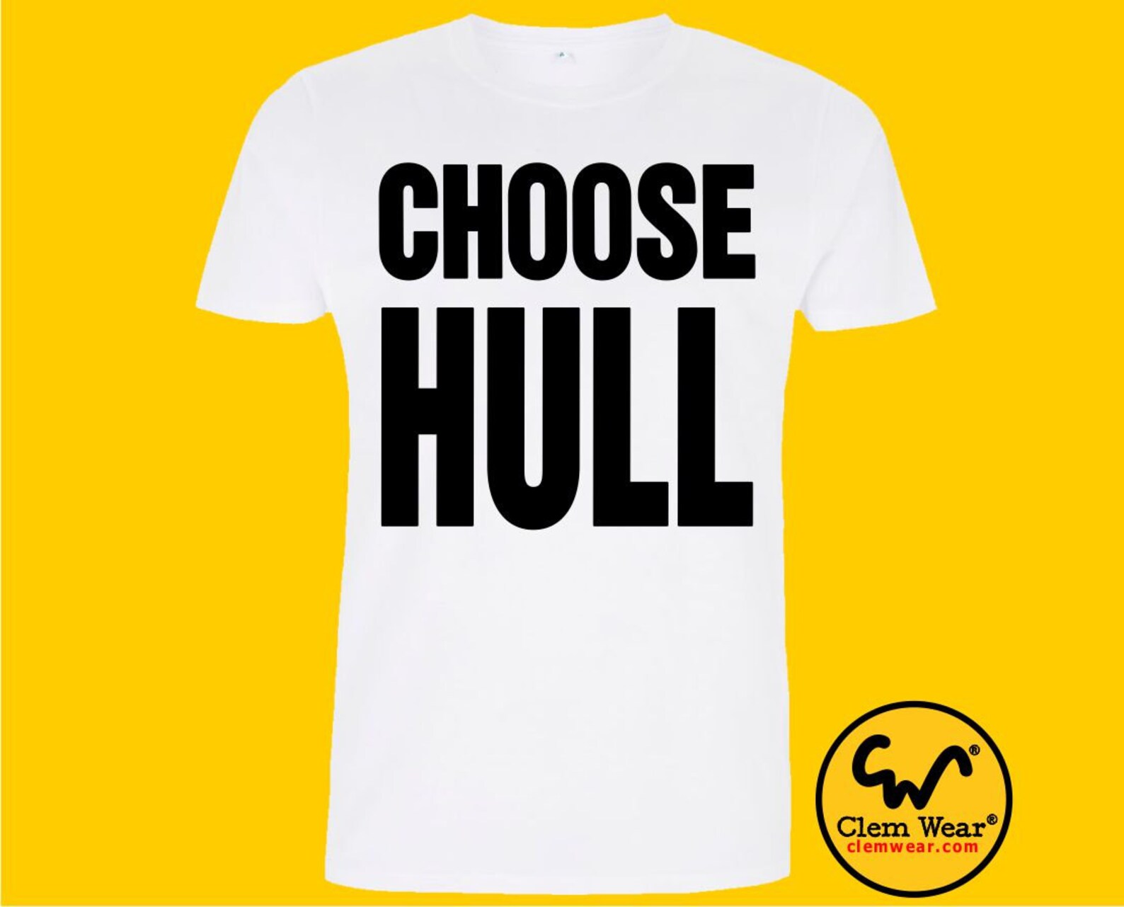 CHOOSE HULL Tee Tshirt Ladies Print Poster T-shirt Wham Kr City Funny ...