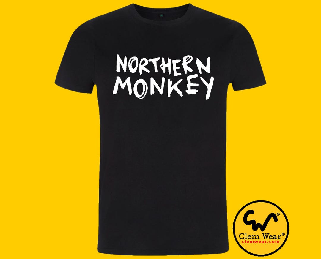 Northern Monkey Tee Tshirt T-shirt Unisex Mens Ladies Manchester ...
