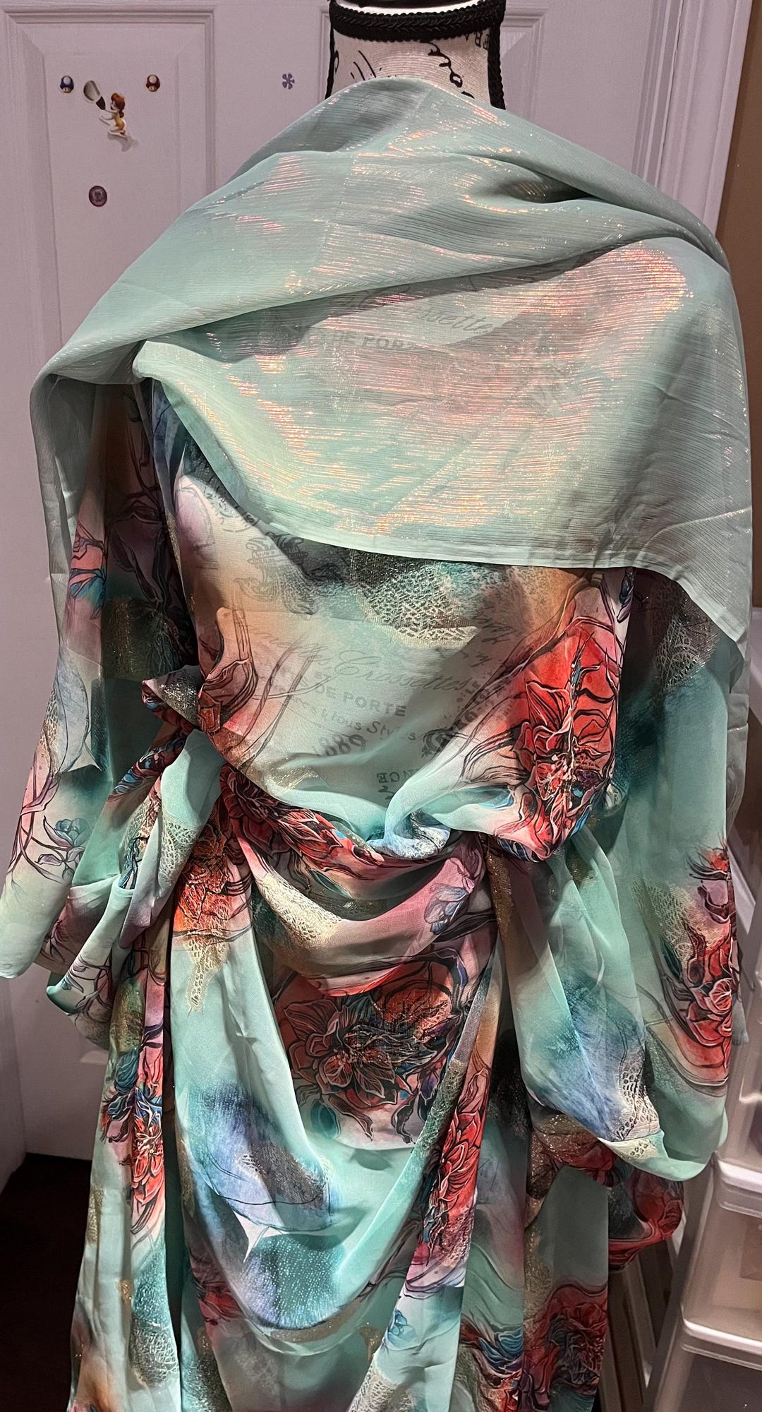 Somali Dirac | East African Clothing | Wedding Dress and Scarf - Etsy