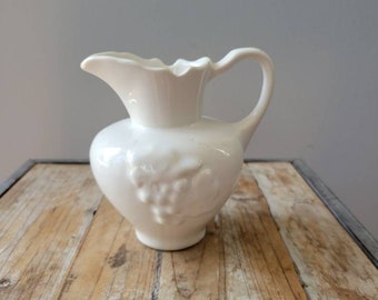 Small White Pitcher - Etsy