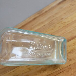 Vintage Blue Glass Pinex Cough Syrup Bottle. Old Sea Blue Cork Bottle ...