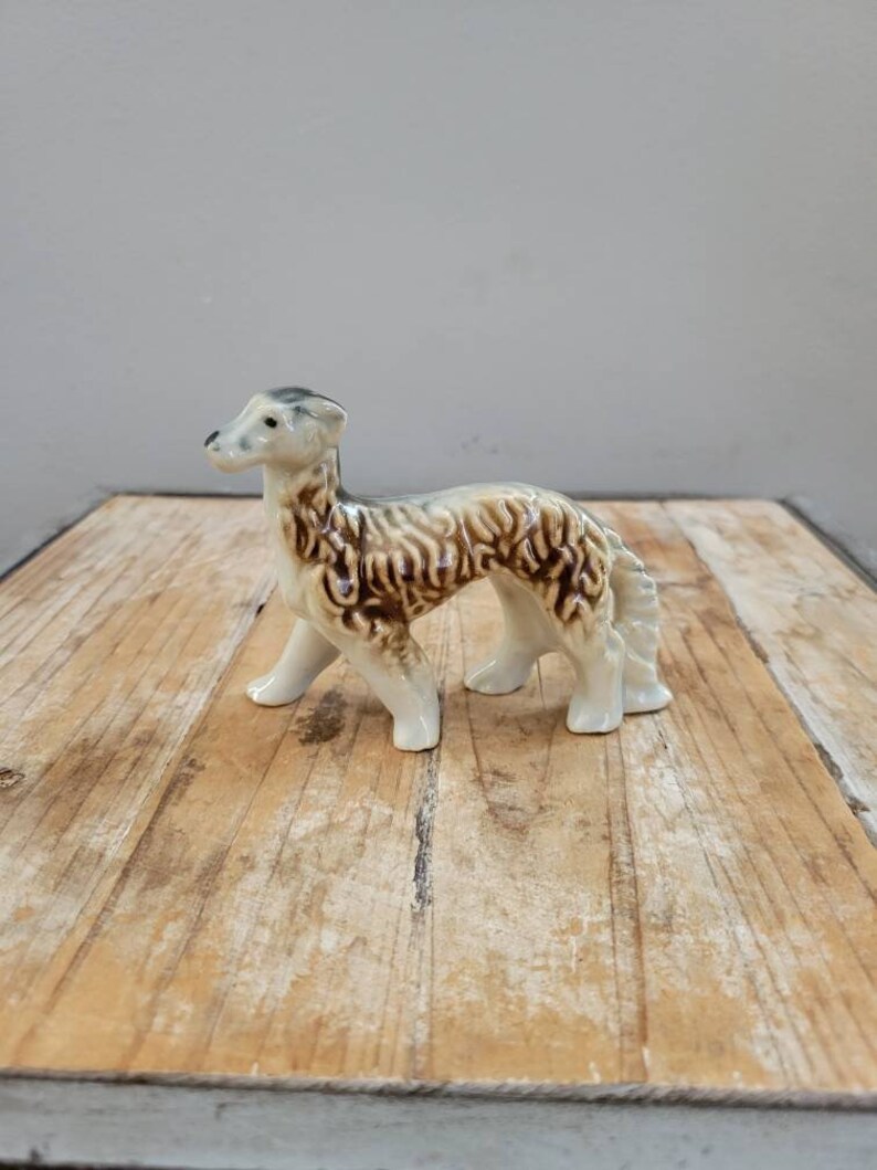 Vintage Dog Figurine. Made in Japan Dog Knick Knack. Glass Hound Dog ...