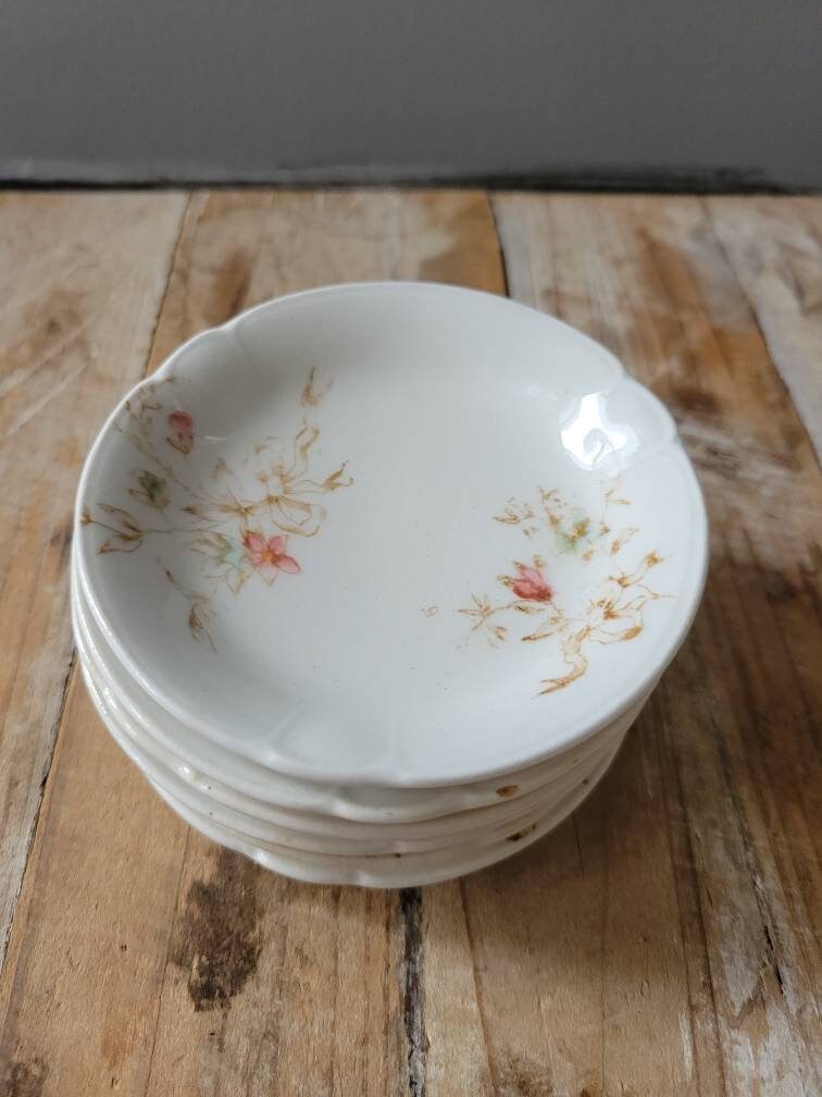 Vintage Tiny White Ironstone Butter Pat. Antique Ironstone | Etsy