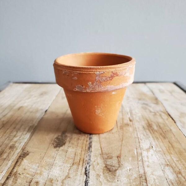 Clay Flower Pot - Etsy