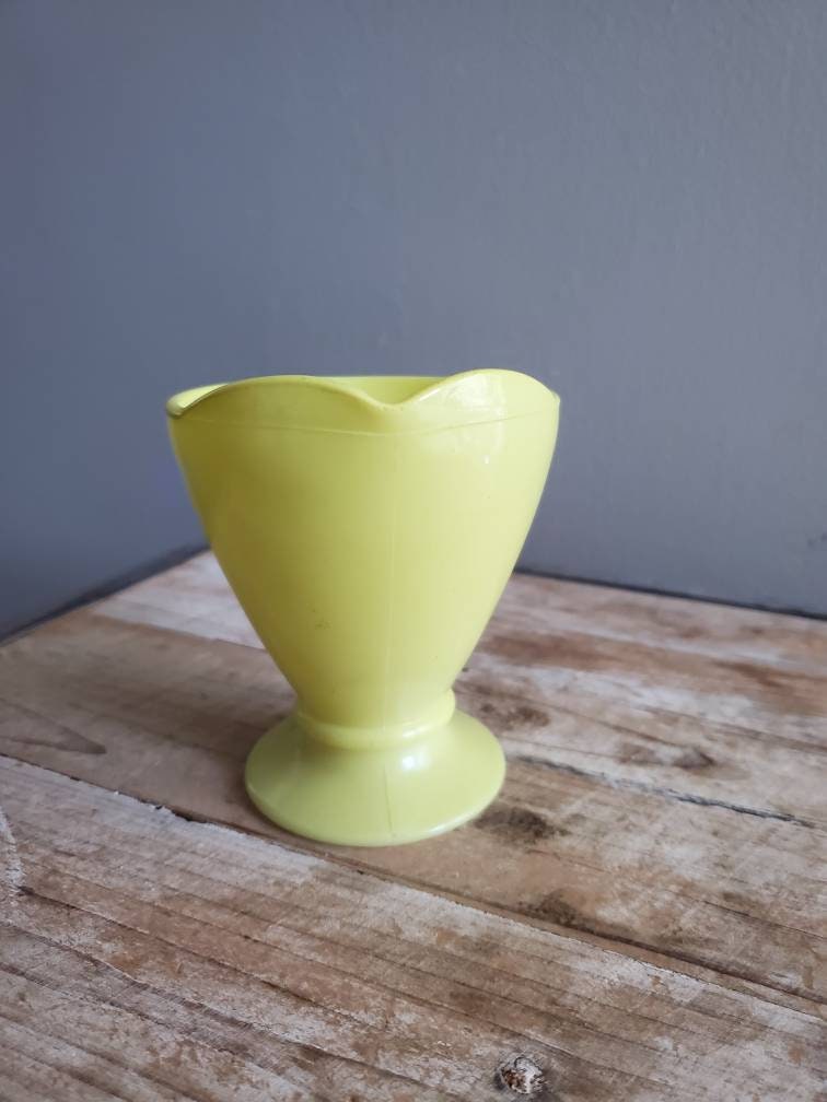Vintage Bright Yellow Anchor Hocking Creamer Pitcher.. Antique - Etsy
