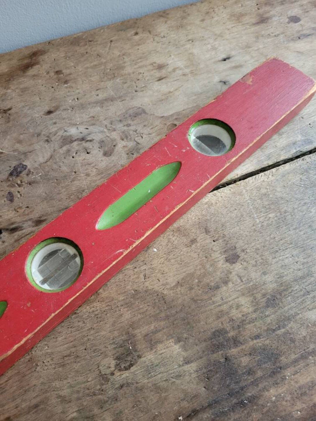 Vintage Wooden Dunlap Level. Old Red Approved Dunlap Tool Level. - Etsy