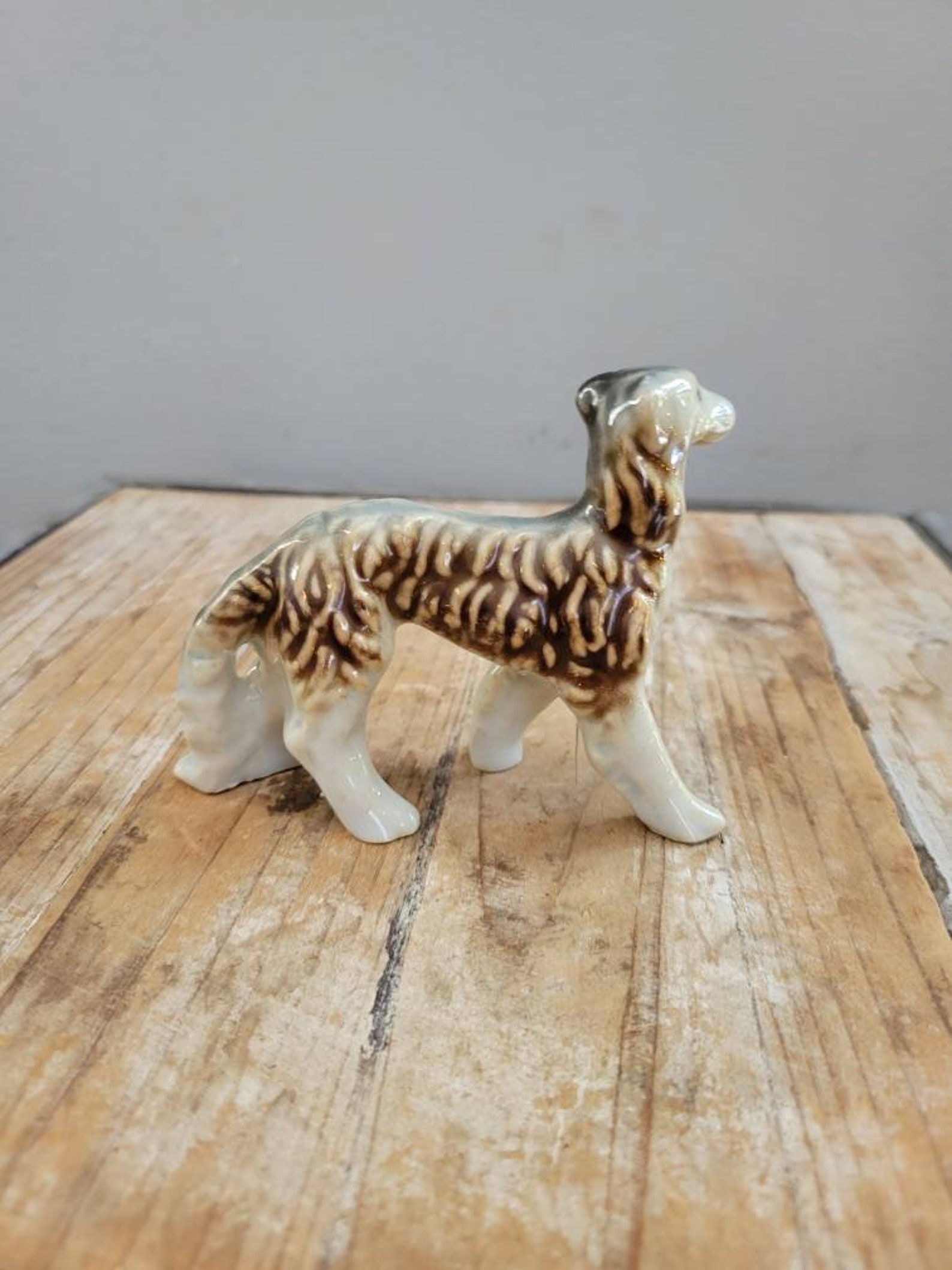 Vintage Dog Figurine. Made in Japan Dog Knick Knack. Glass Hound Dog ...