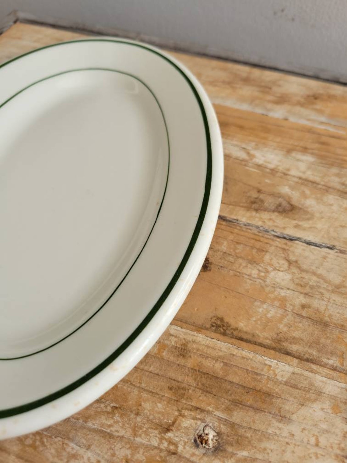 Vintage Shanghai China Green Rim Platter. Old Restaurantware - Etsy